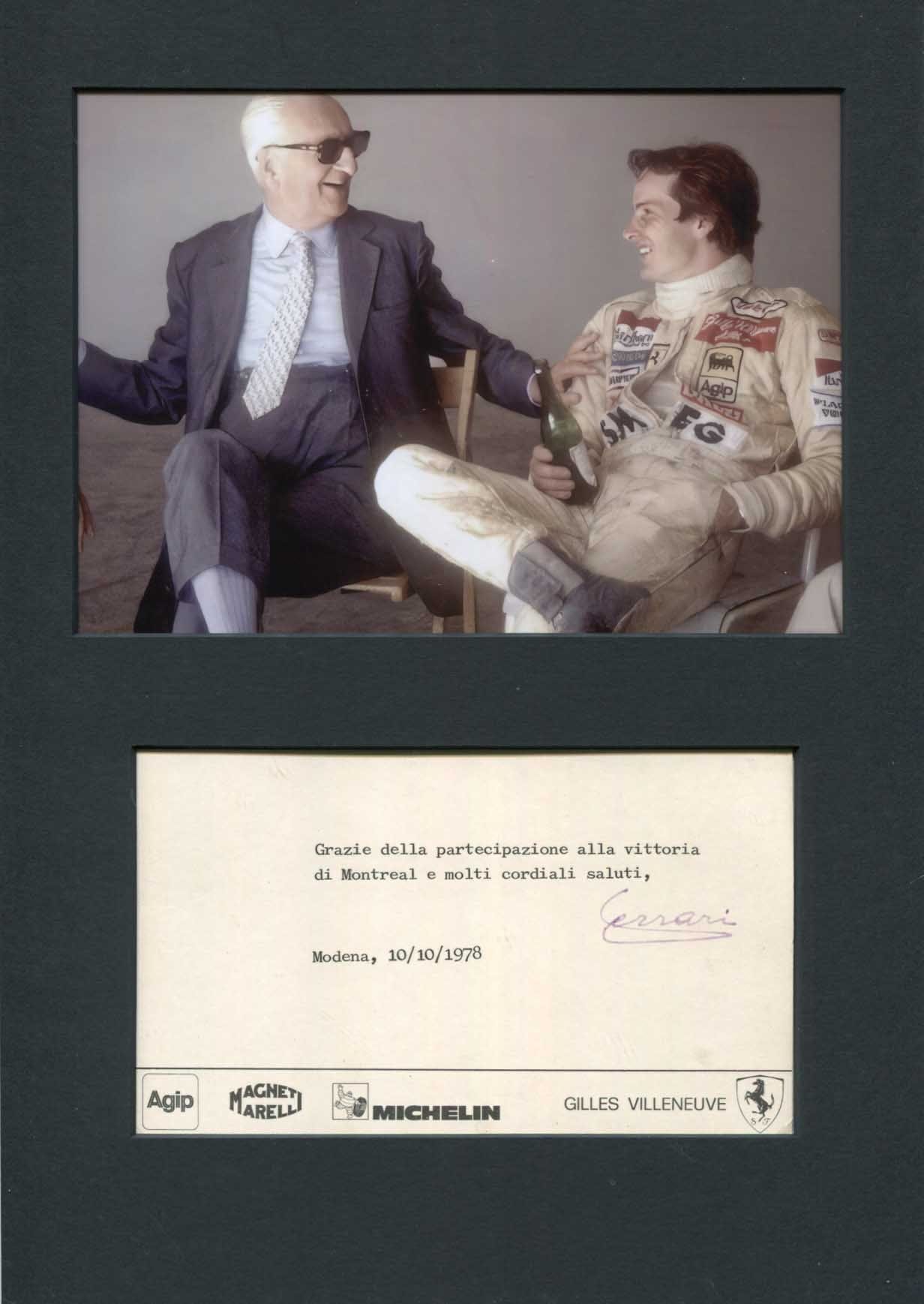 Enzo Ferrari Autograph | signed letters