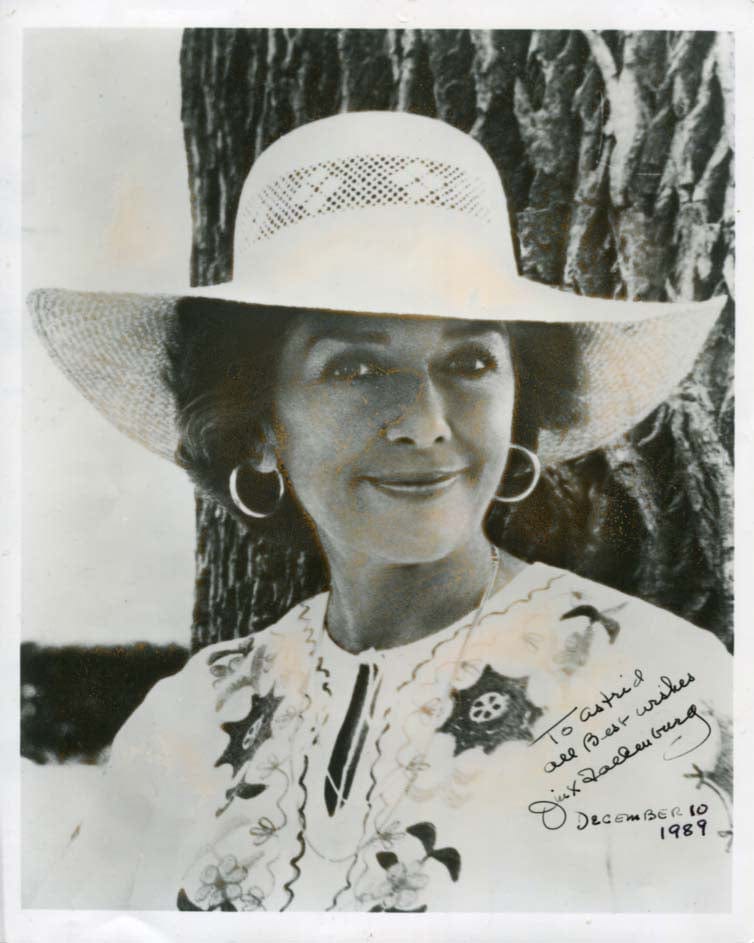Eugenia Lincoln `Jinx` Falkenburg Autograph | signed photographs