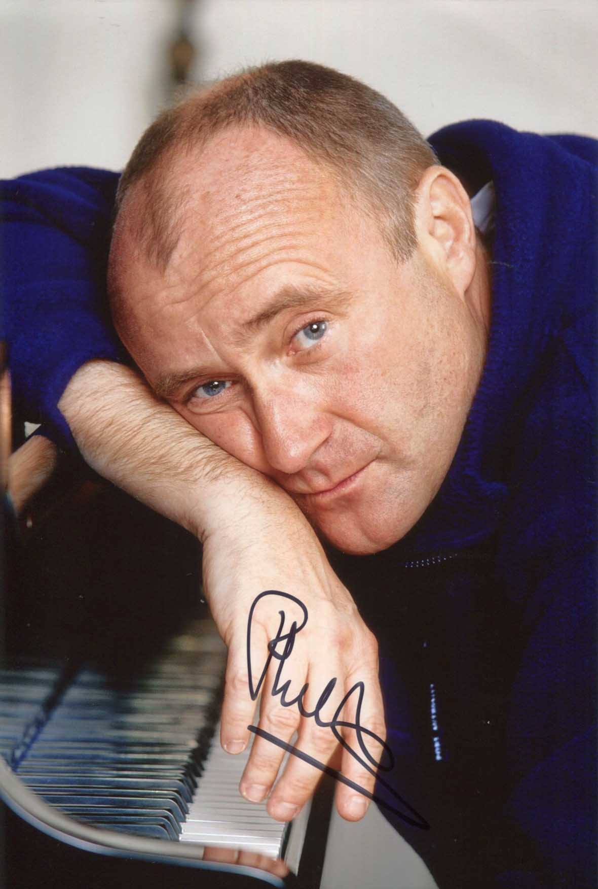 Phil Collins Autograph | signed photographs