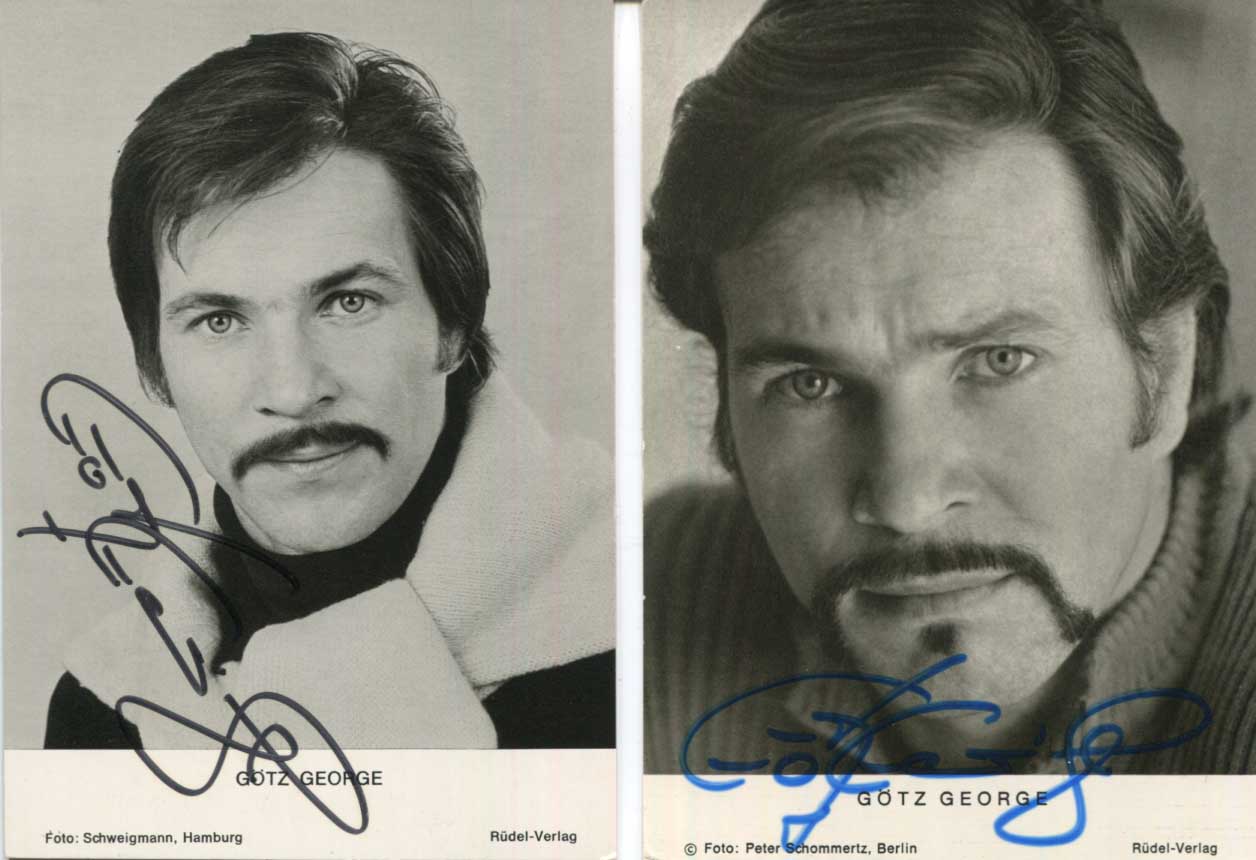 Götz George Autograph | signed photographs