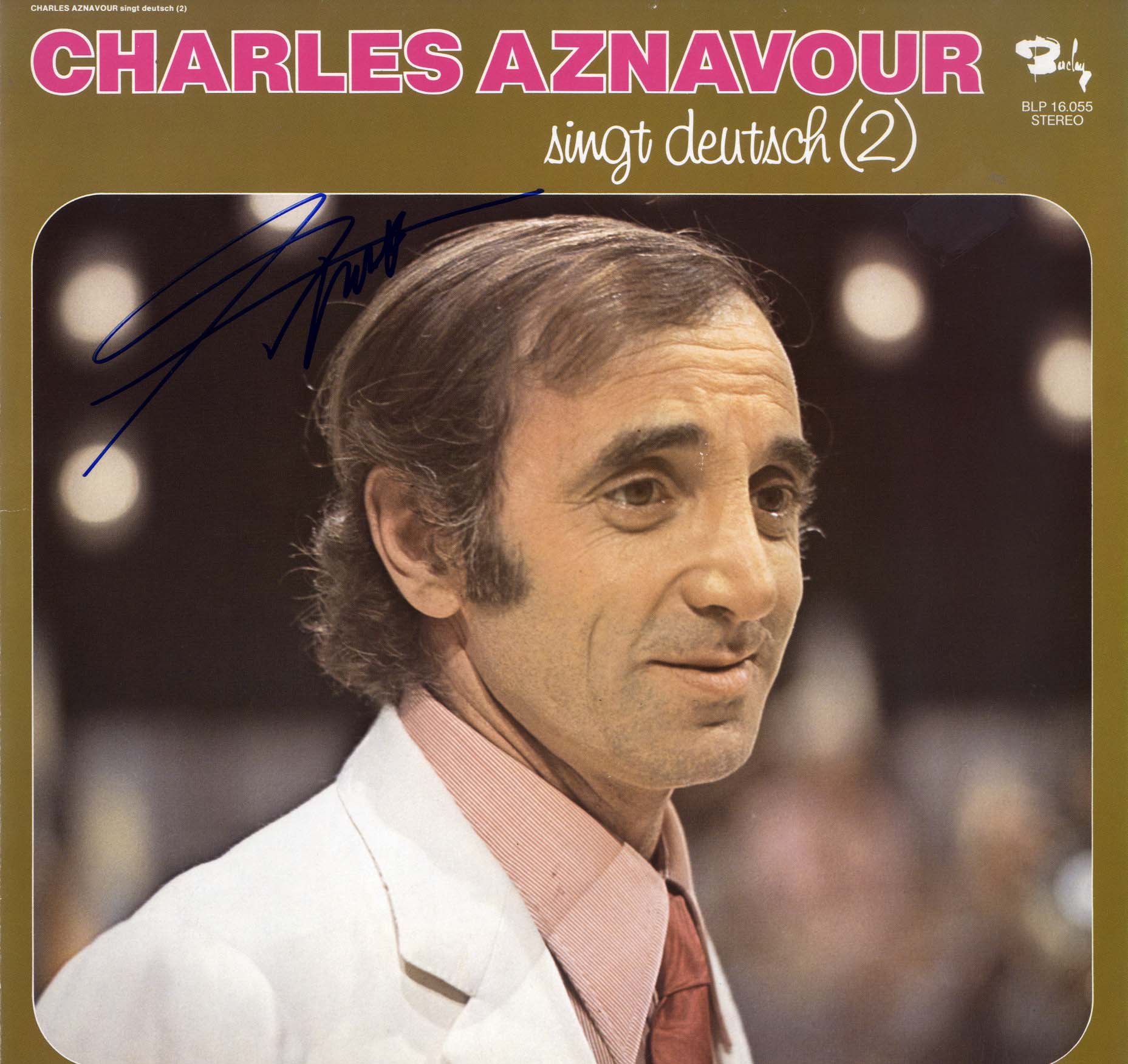 Charles Aznavour Autograph | signed records / memorabilia