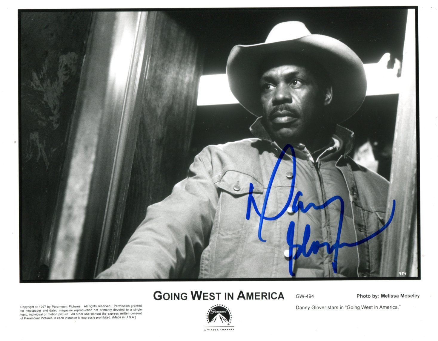 Danny Glover autograph, signed photographs