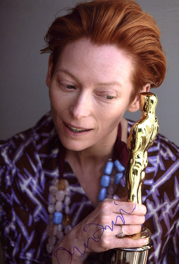 Tilda Swinton autograph, IP signed photograph