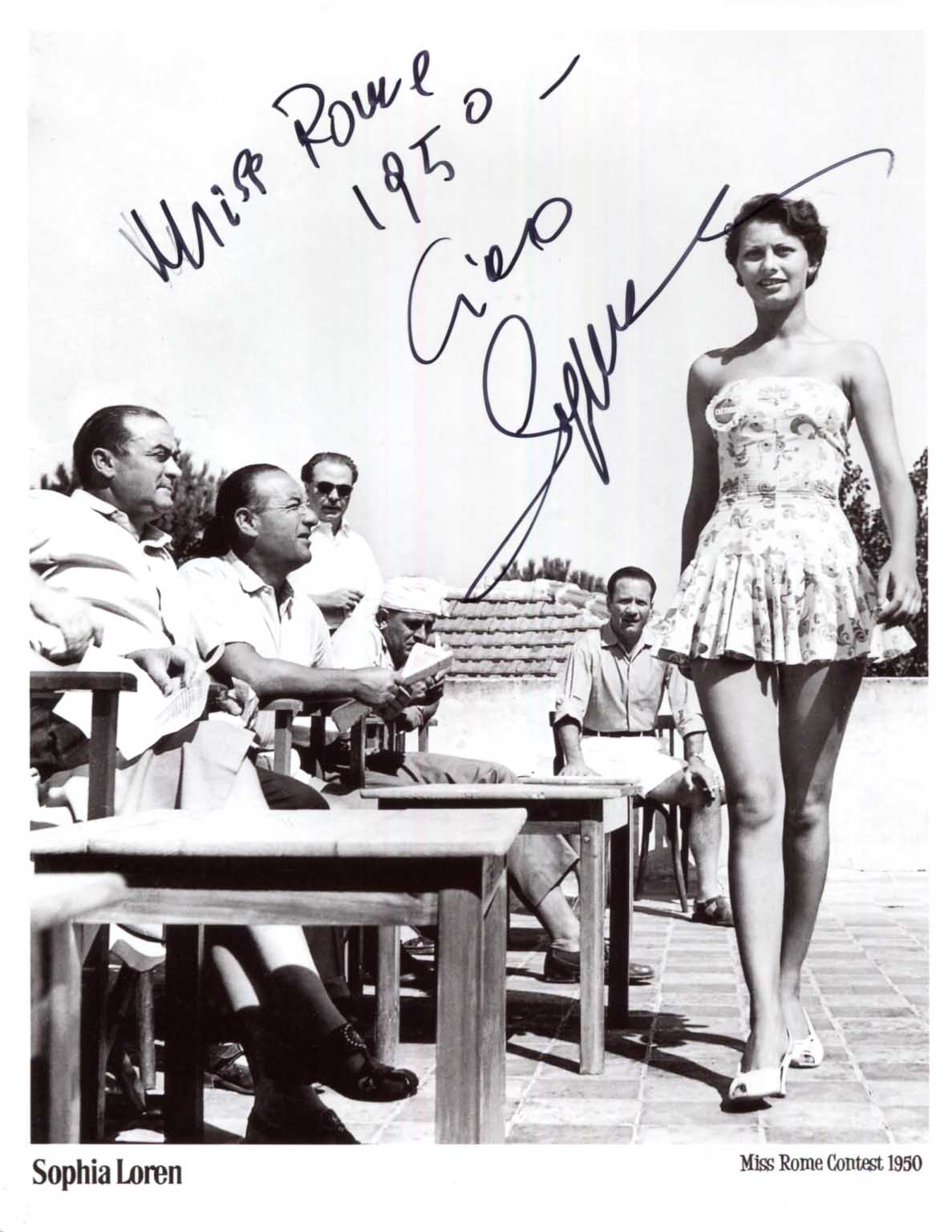 Sophia Loren autograph, IP signed photograph