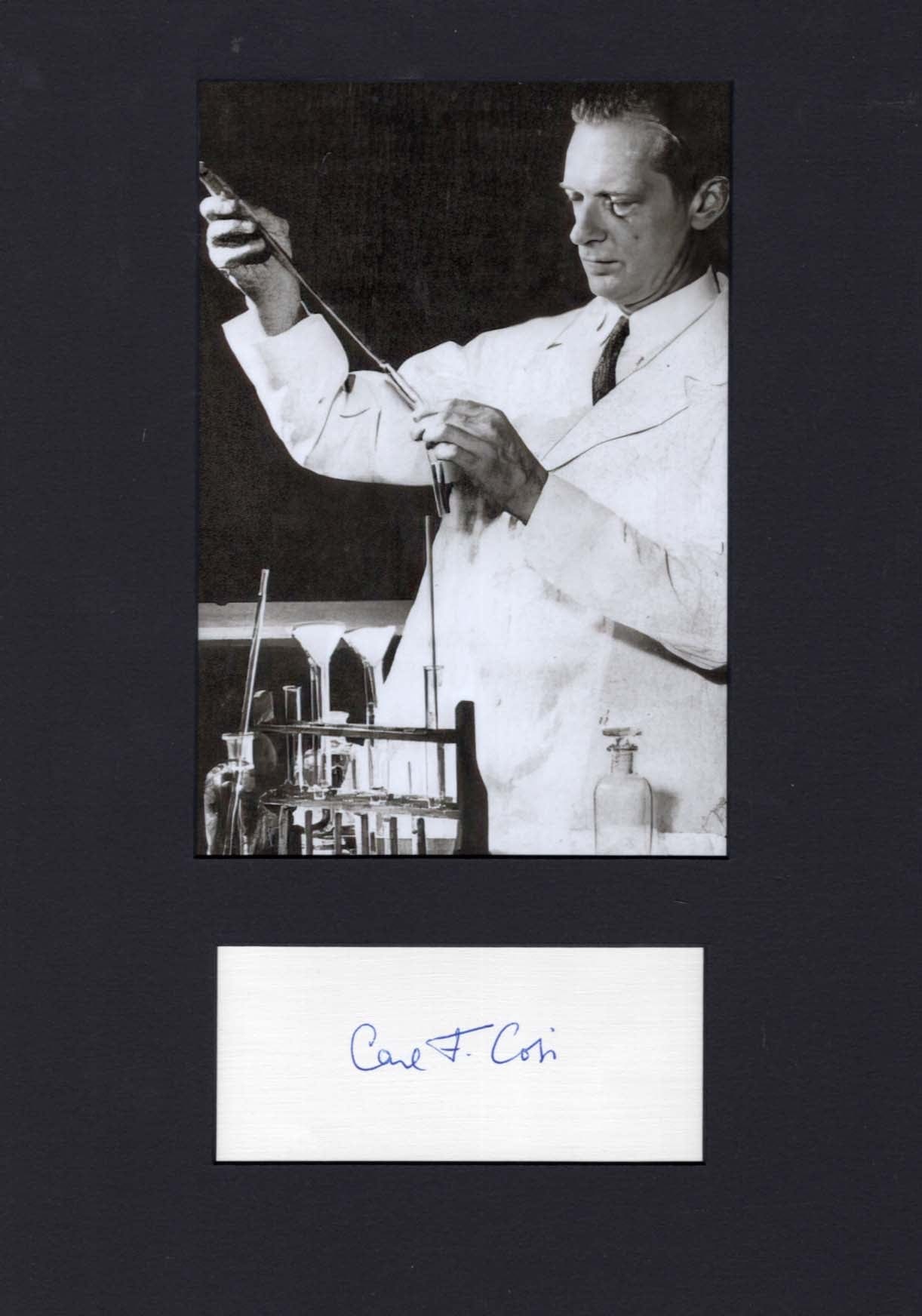 Carl Ferdinand Cori Autograph | signed cards / album pages