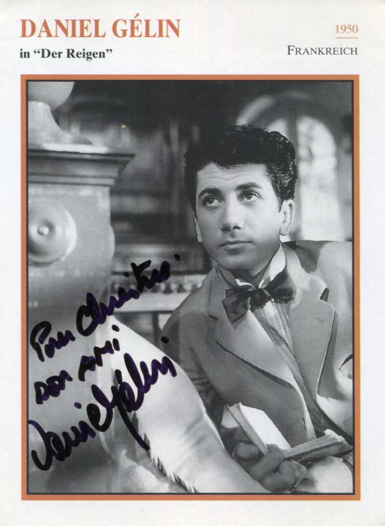 Daniel Gelin Autograph | signed photographs