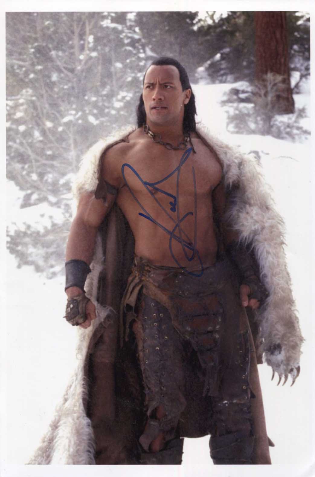 Dwayne Douglas Johnson `The Rock` Autograph | signed photographs