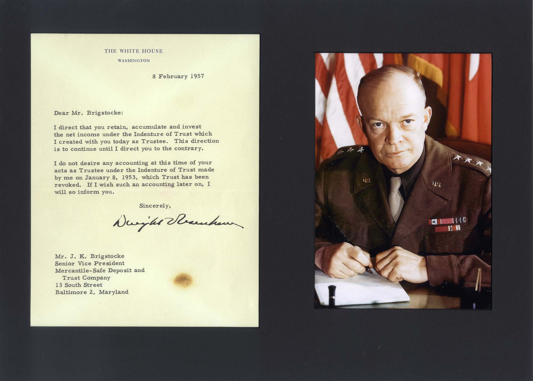 Presidents of the United States original Autographs