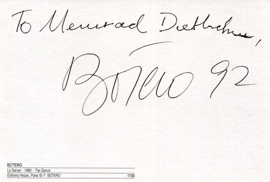 Original ART autographs - Brandes autographs