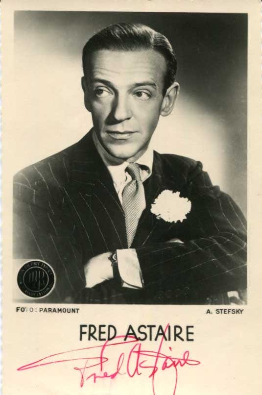 Fred Astaire Autograph | signed vintage photographs