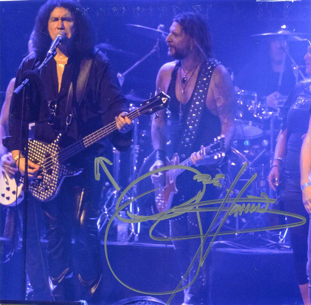 Gene Simmons autograph, signed photograph