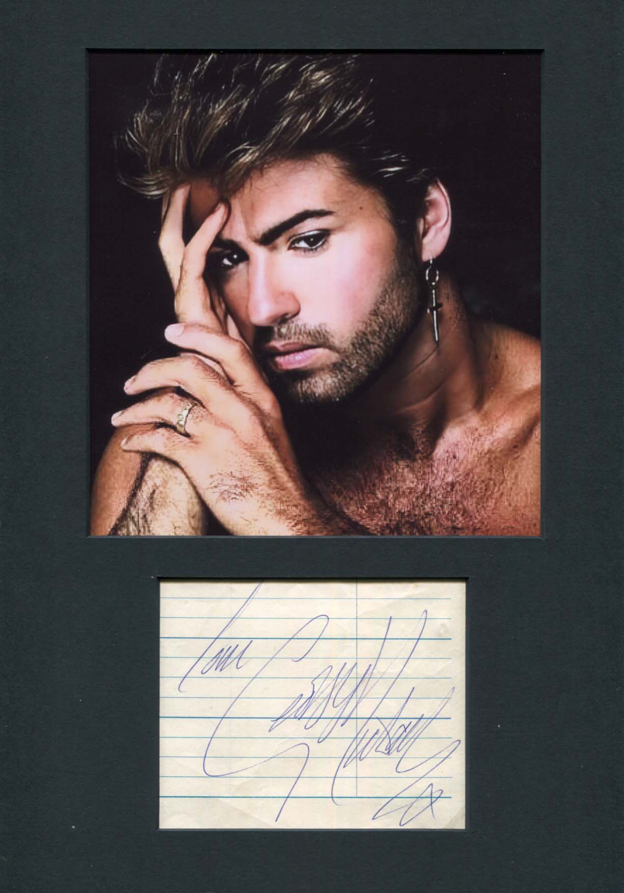 George Michael Autograph | signed photographs