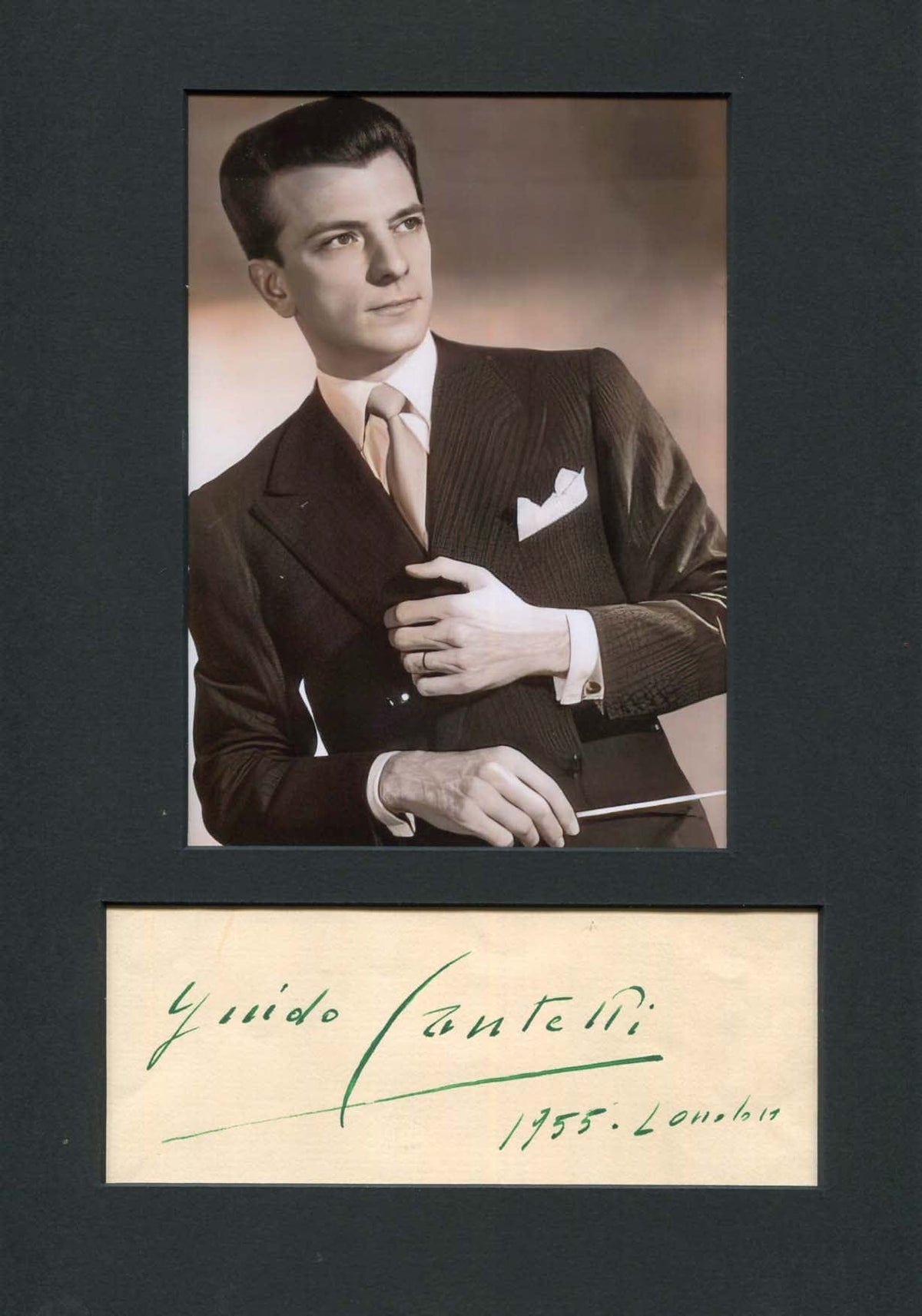 Guido Cantelli Autograph | signed cards / album pages