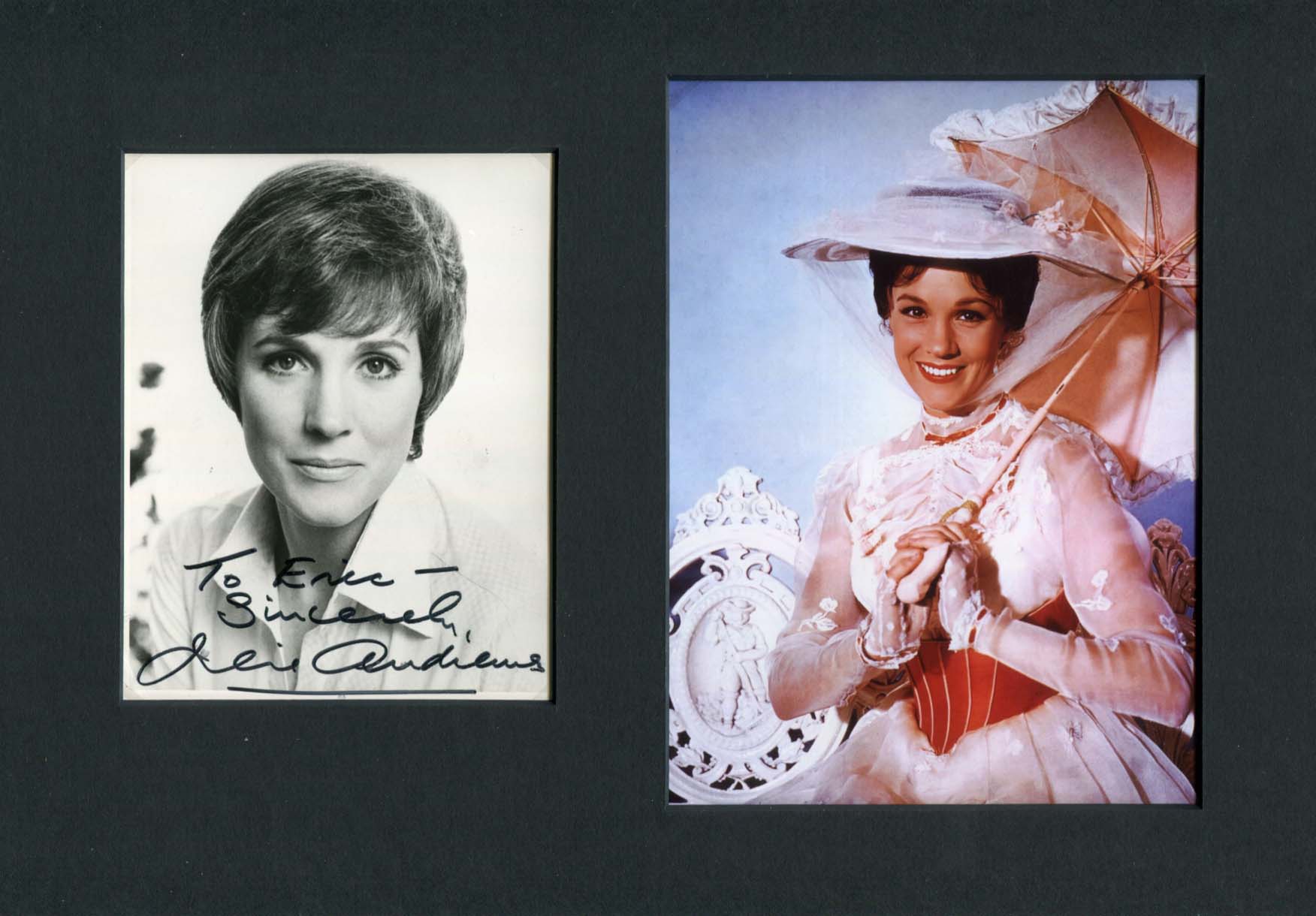 Julie Andrews Autograph | signed photographs