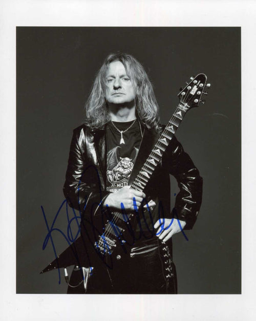 K. K. Downing autograph, IP signed photo