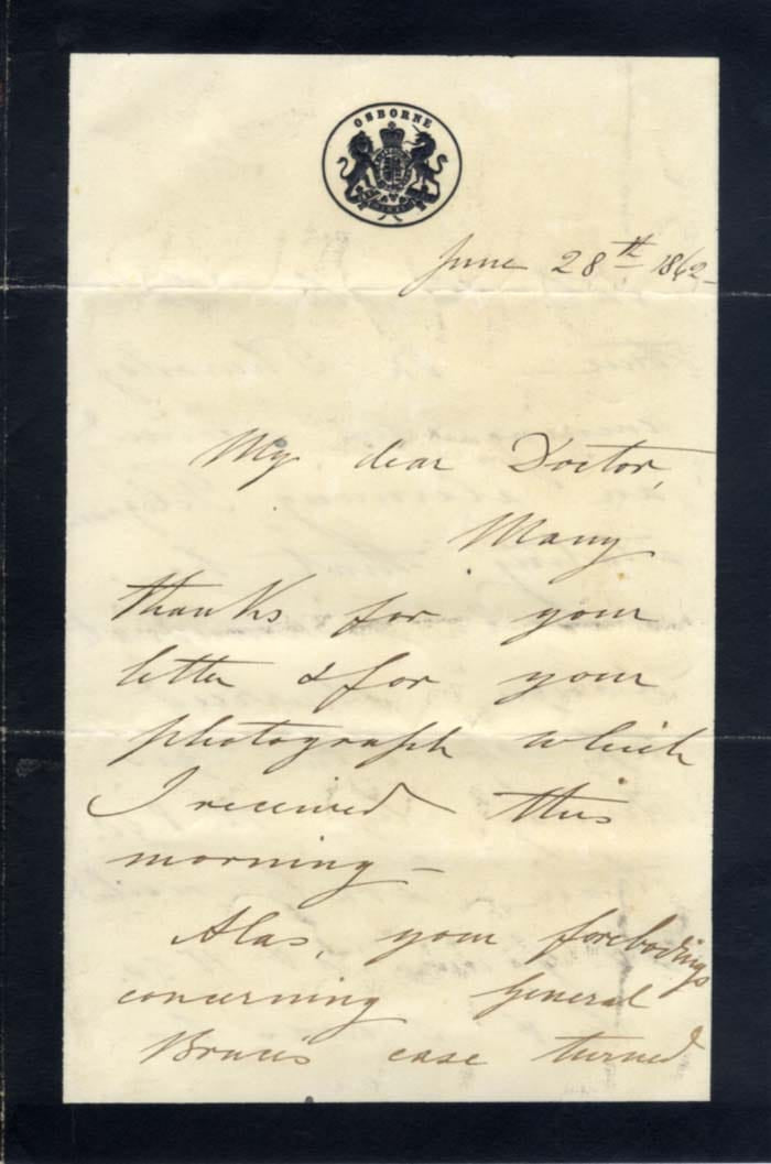 King Edward VII autograph letter signed