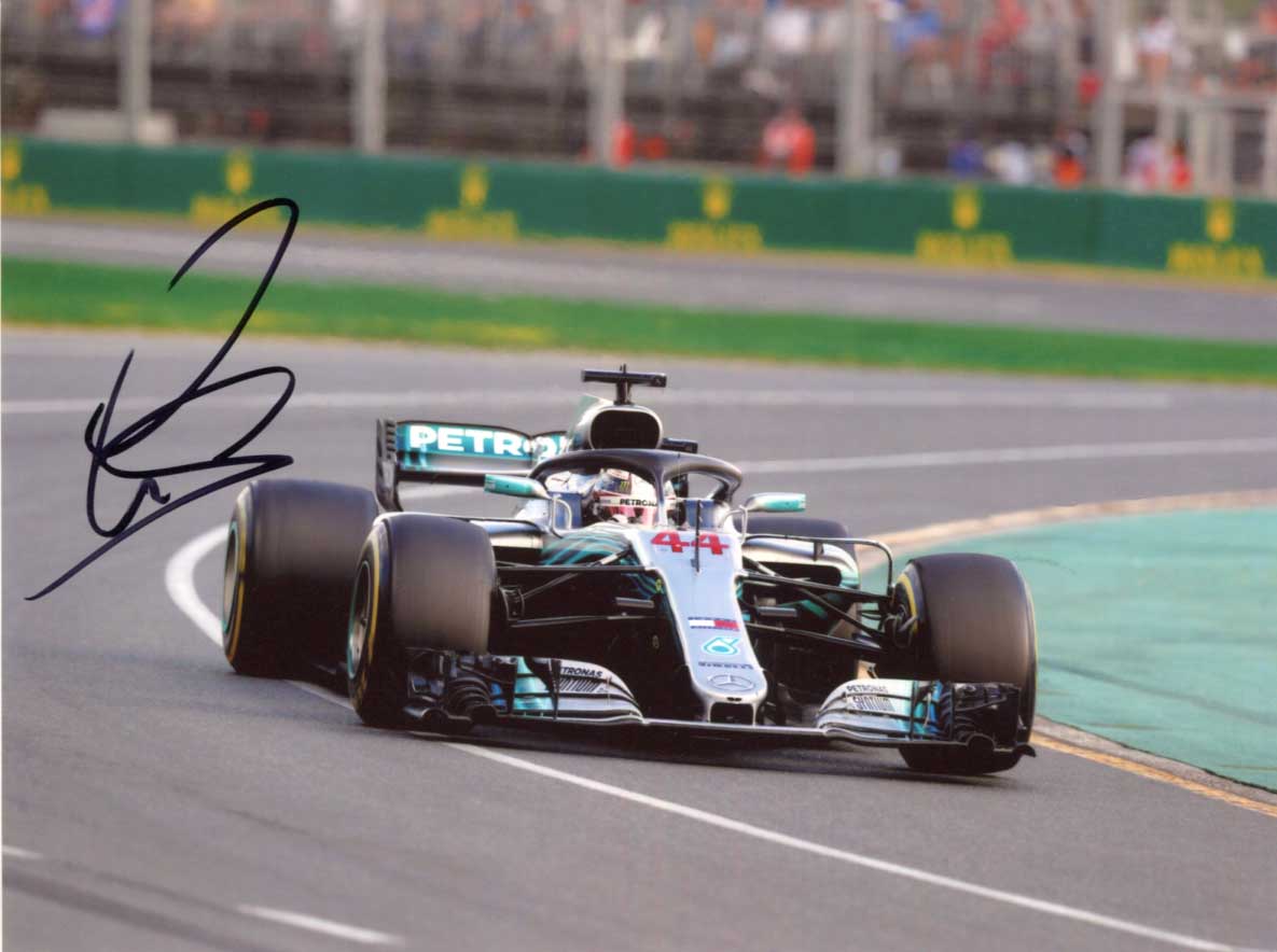Lewis Hamilton Autograph | signed photographs