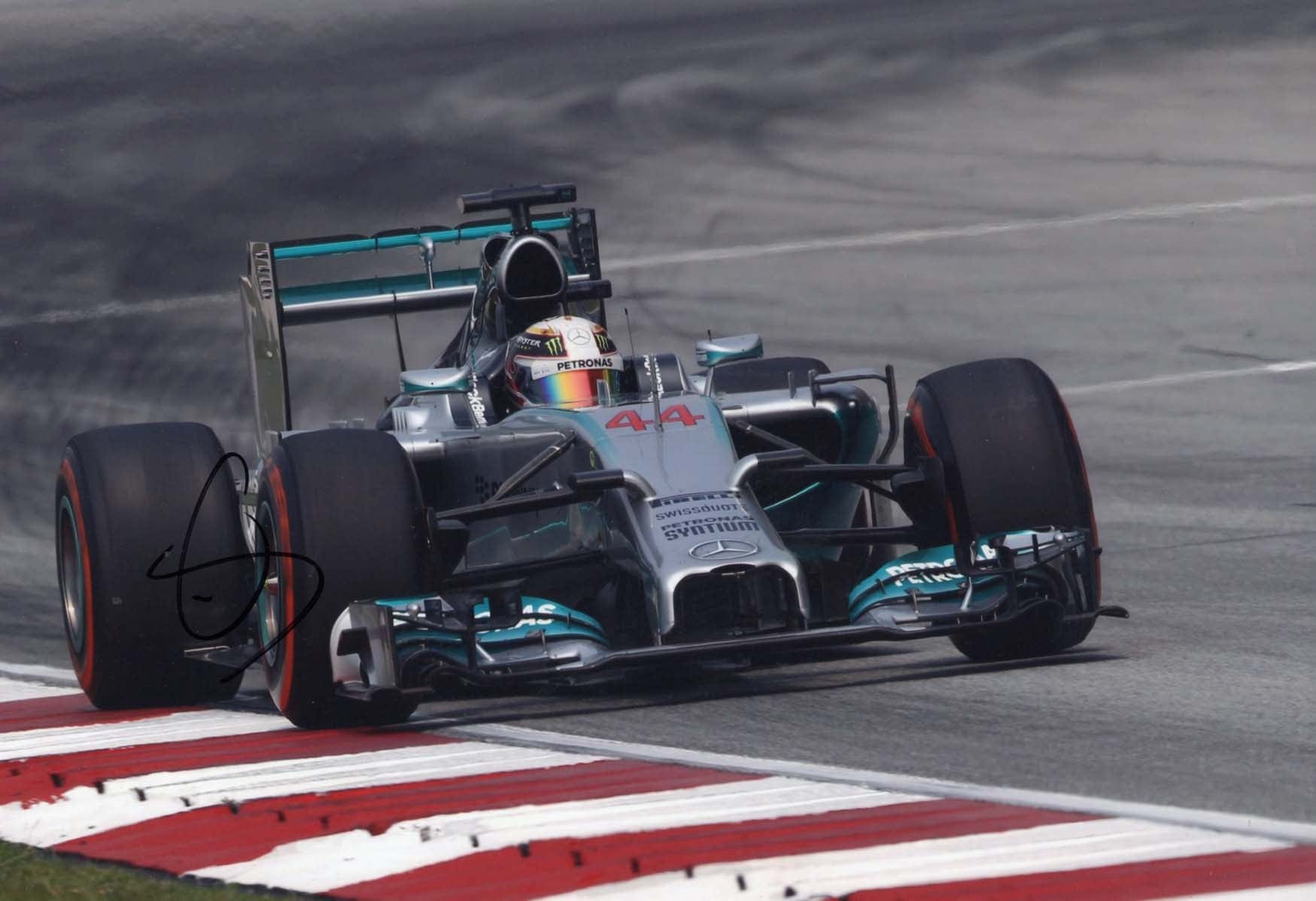 Lewis Hamilton Autograph | signed photographs