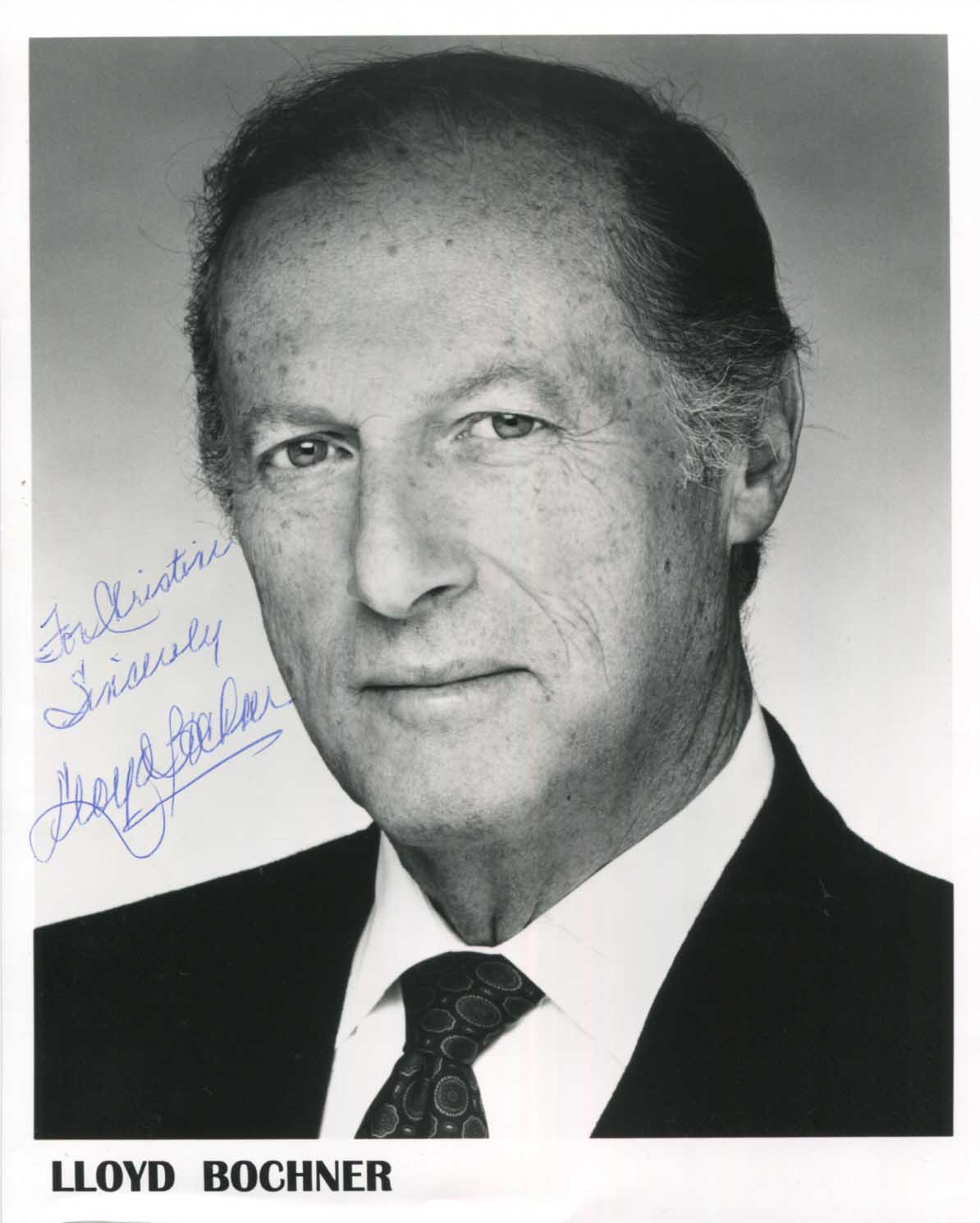Lloyd Bochner Autograph | signed photographs