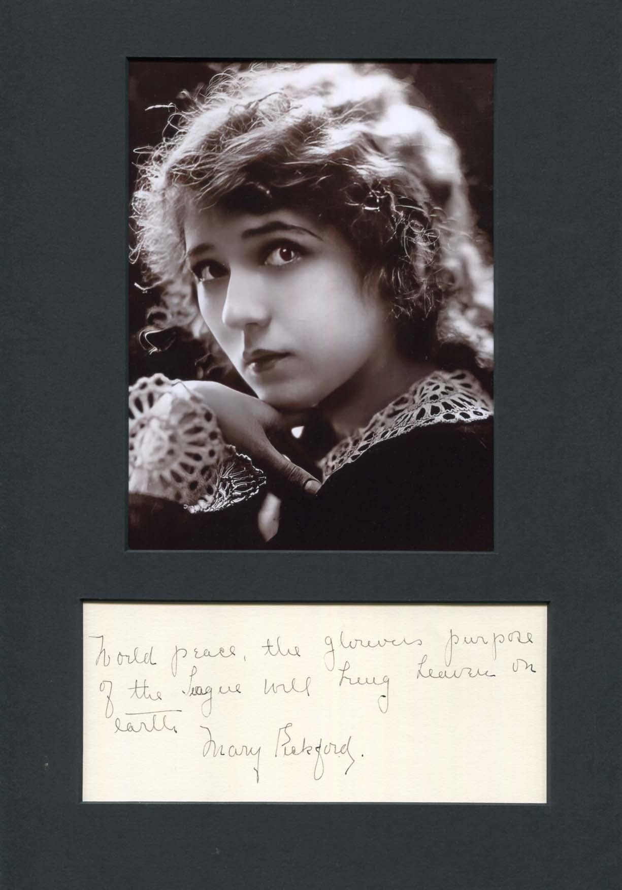 Vintage Movie Autographs from Silent Movie to Early Hollywood