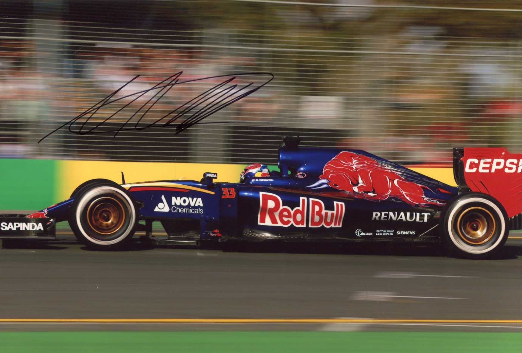 Max Verstappen Autograph | signed photographs