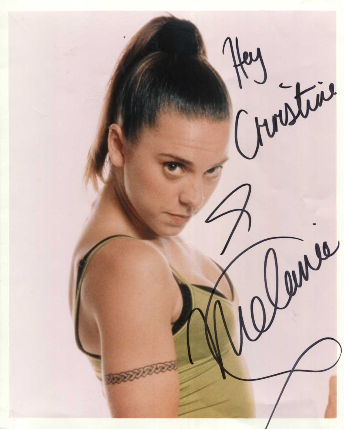 Melanie C autograph, signed photograph