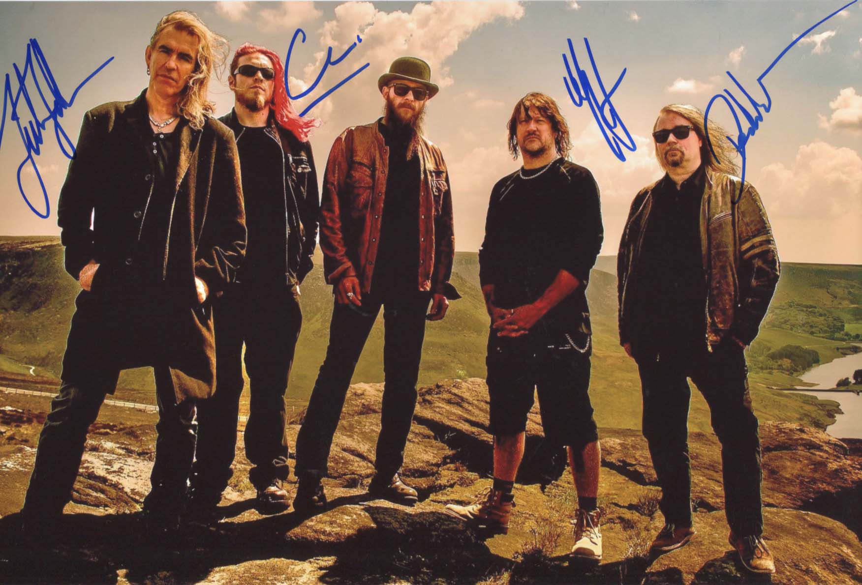 New Model Army Autograph | signed photographs