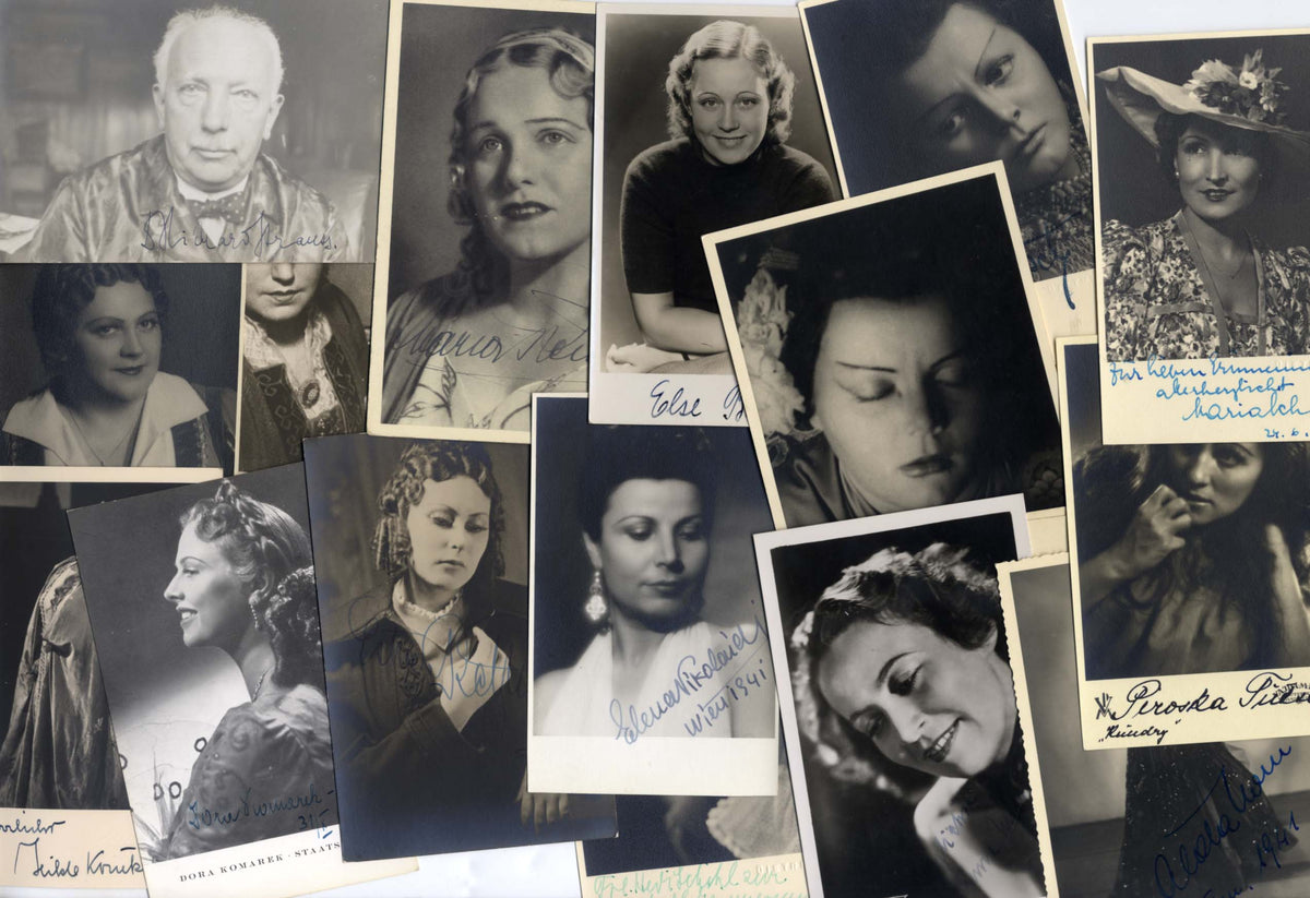 Original autographed Opera memorabilia and signed photographs for sale