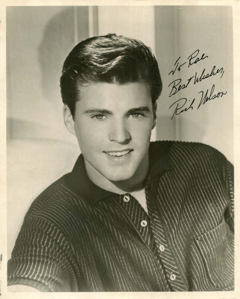 Rick Nelson Autograph | signed vintage photographs
