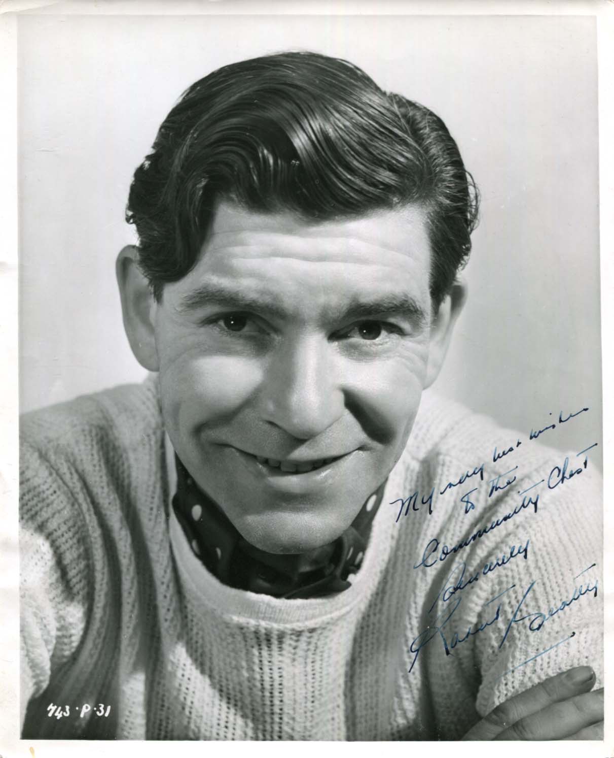 Robert Rutherford Beatty Autograph | signed photographs