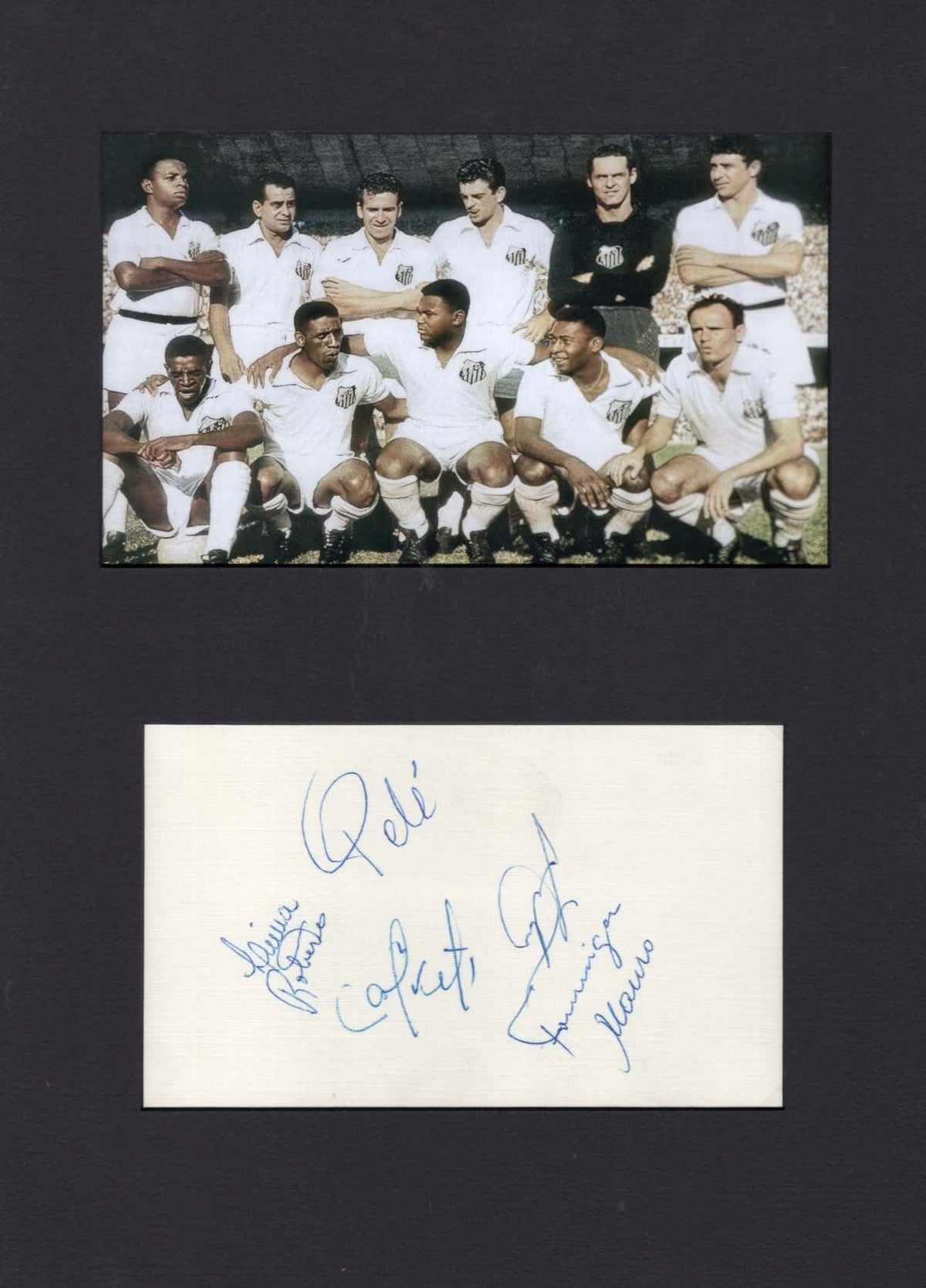 Santos FC Team 1962 Autograph | signed cards / album pages