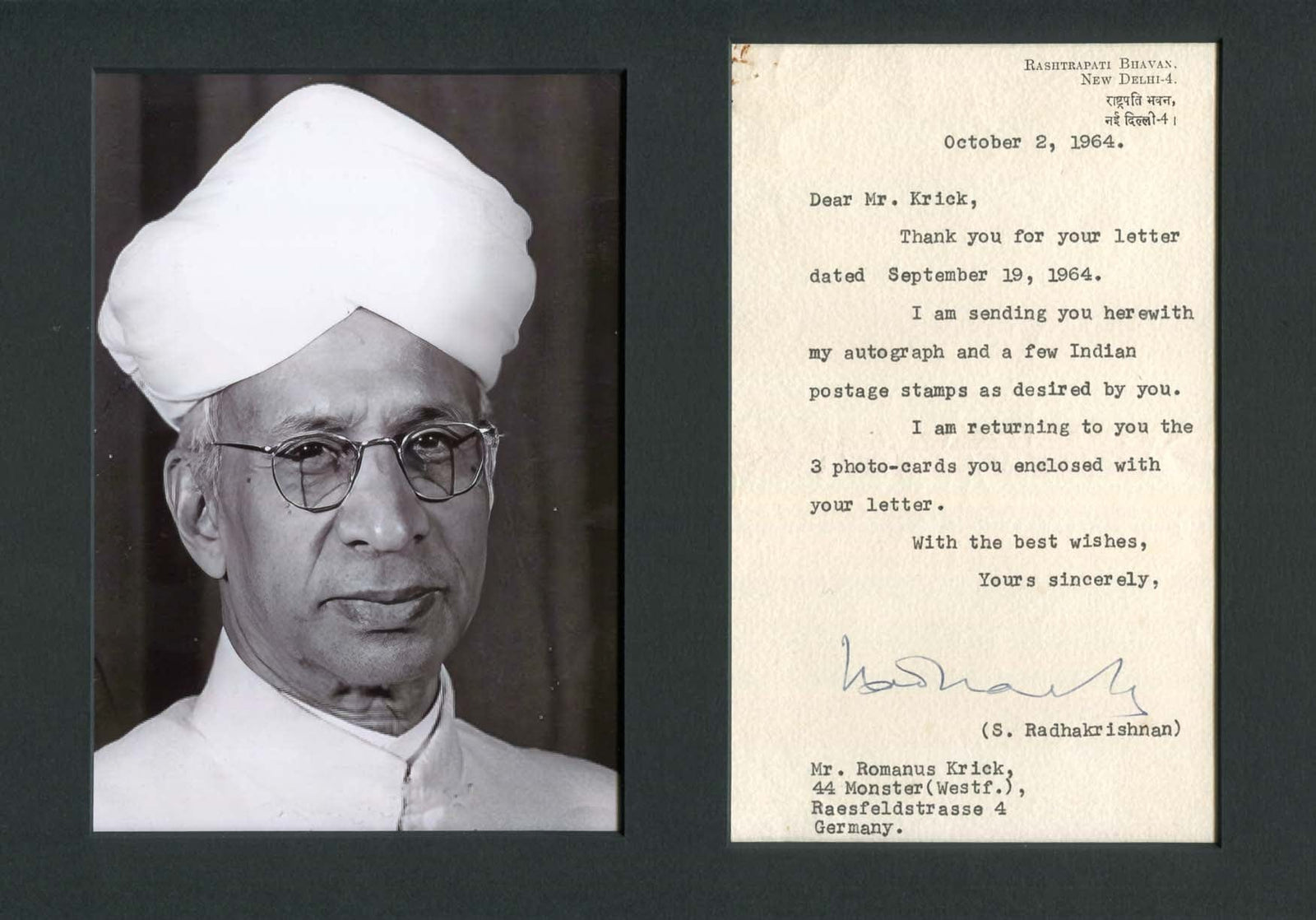 Indian Autographs