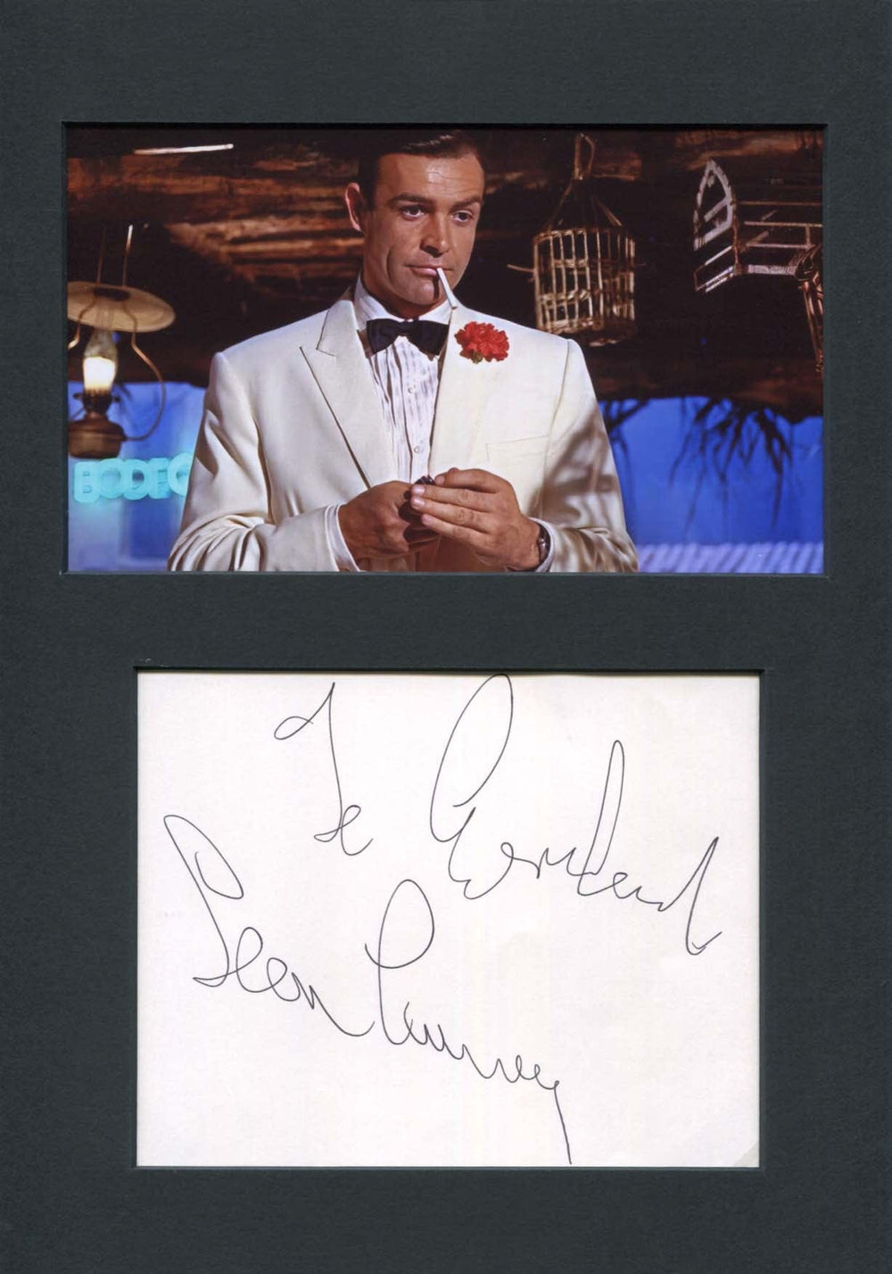 James Bond Memorabilia: Autographed Photos : Brandes Autographs