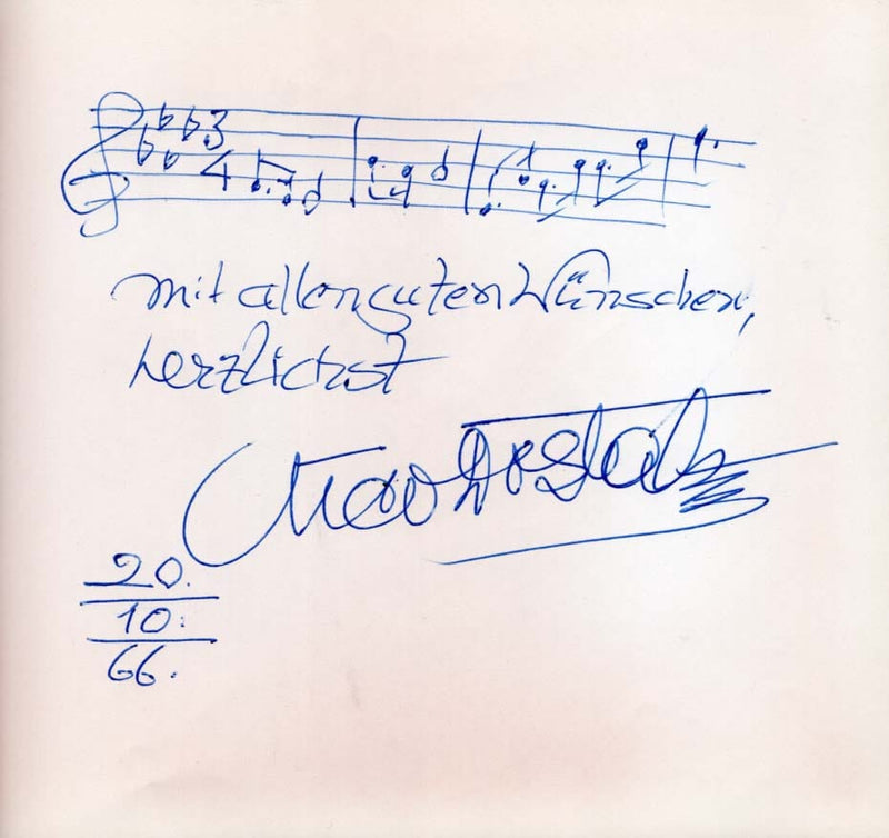 Vintage Film & Classical Music Autograph | signed cards / album pages