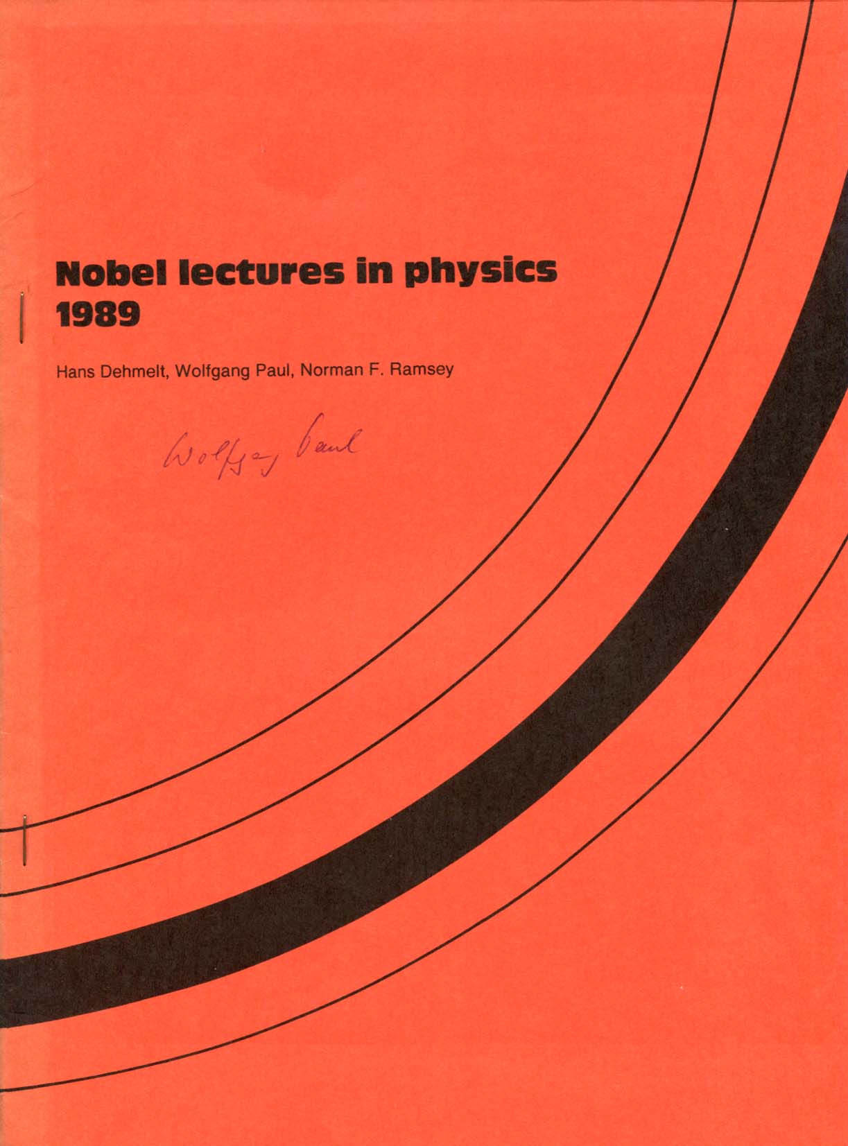 Wolfgang Paul Autograph | signed programmes / books