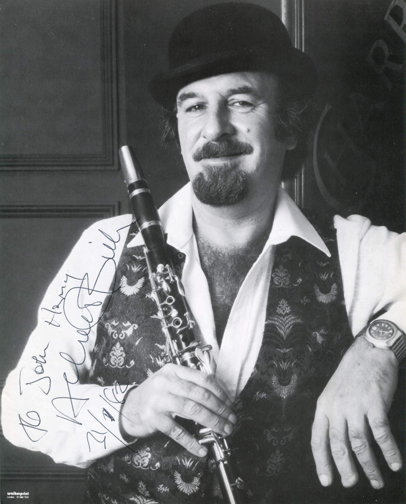Acker Bilk autograph | Signed photograph