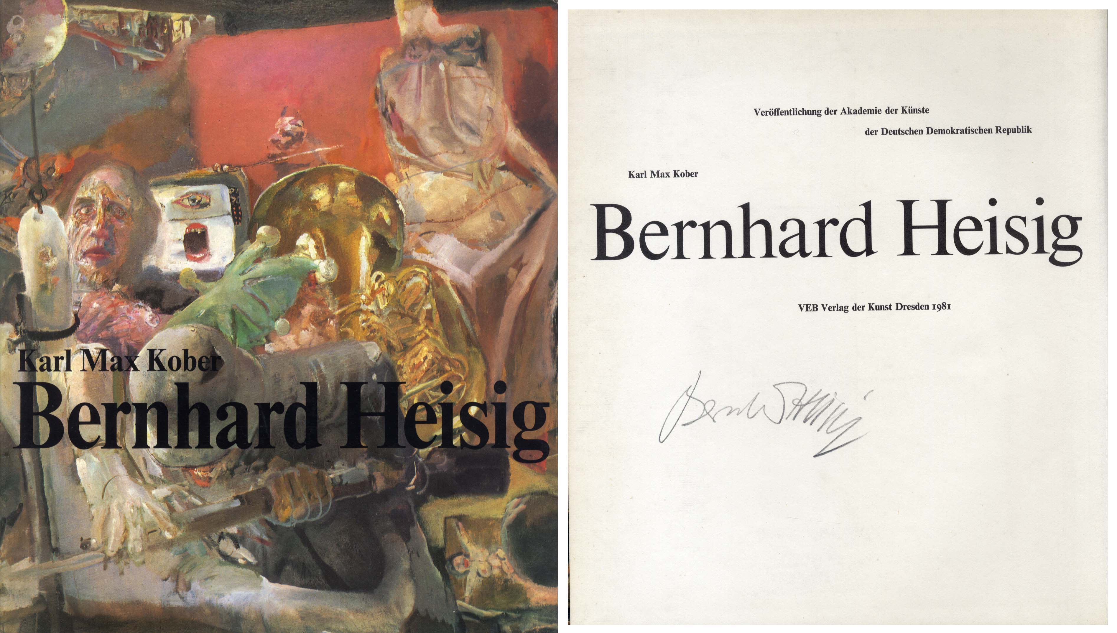 Bernhard Heisig Autograph | signed programmes / books