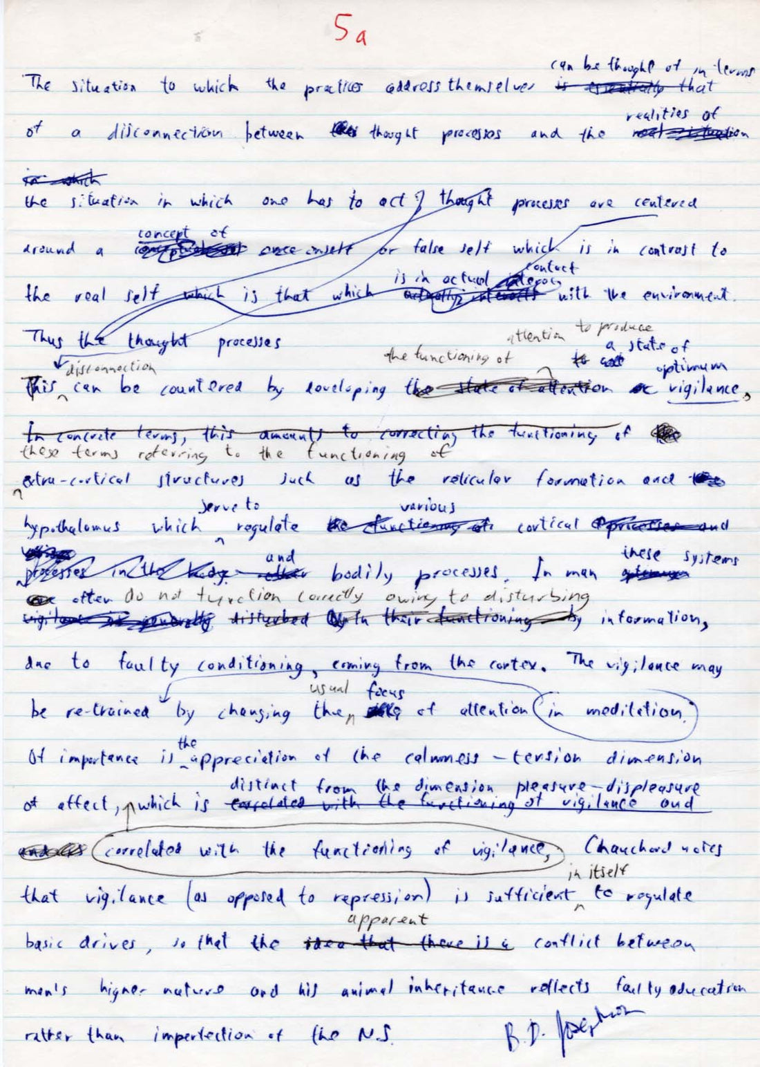 Brian David Josephson Autograph | signed quotations / manuscripts