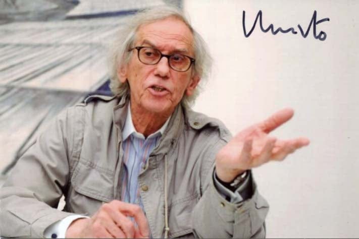 Christo Autograph | signed photographs