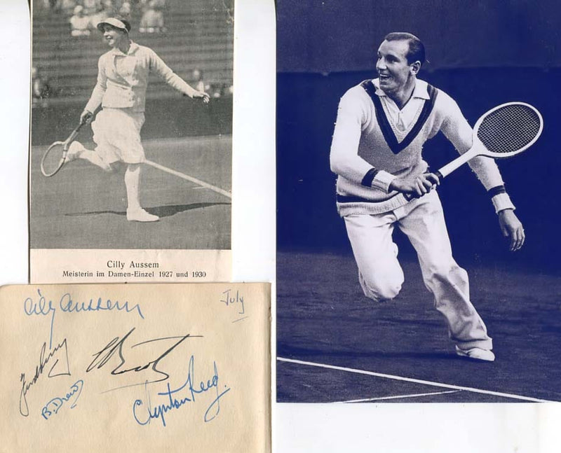 Original TENNIS autographs