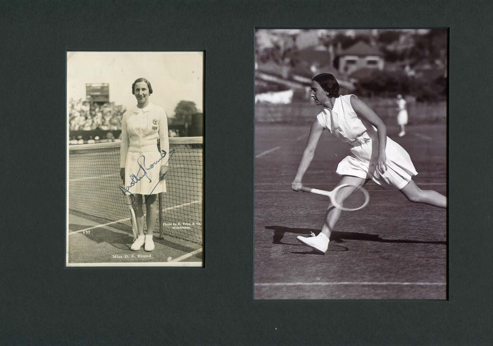 Dorothy Edith Round Autograph | signed vintage photographs