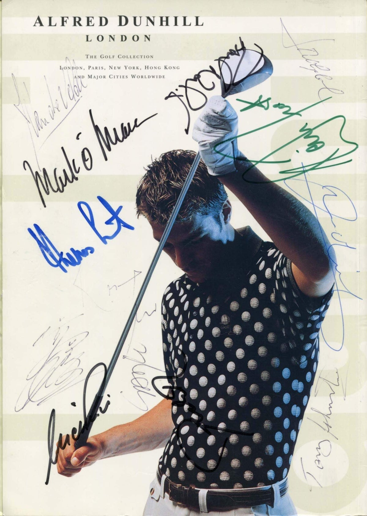 Golf autographs, signed photos, autographed letters and manuscripts