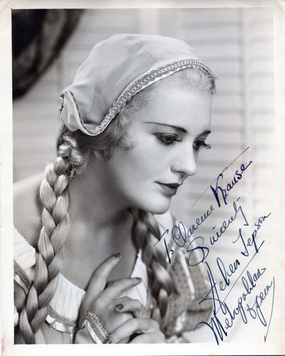 Helen Jepson autograph | Signed vintage photograph