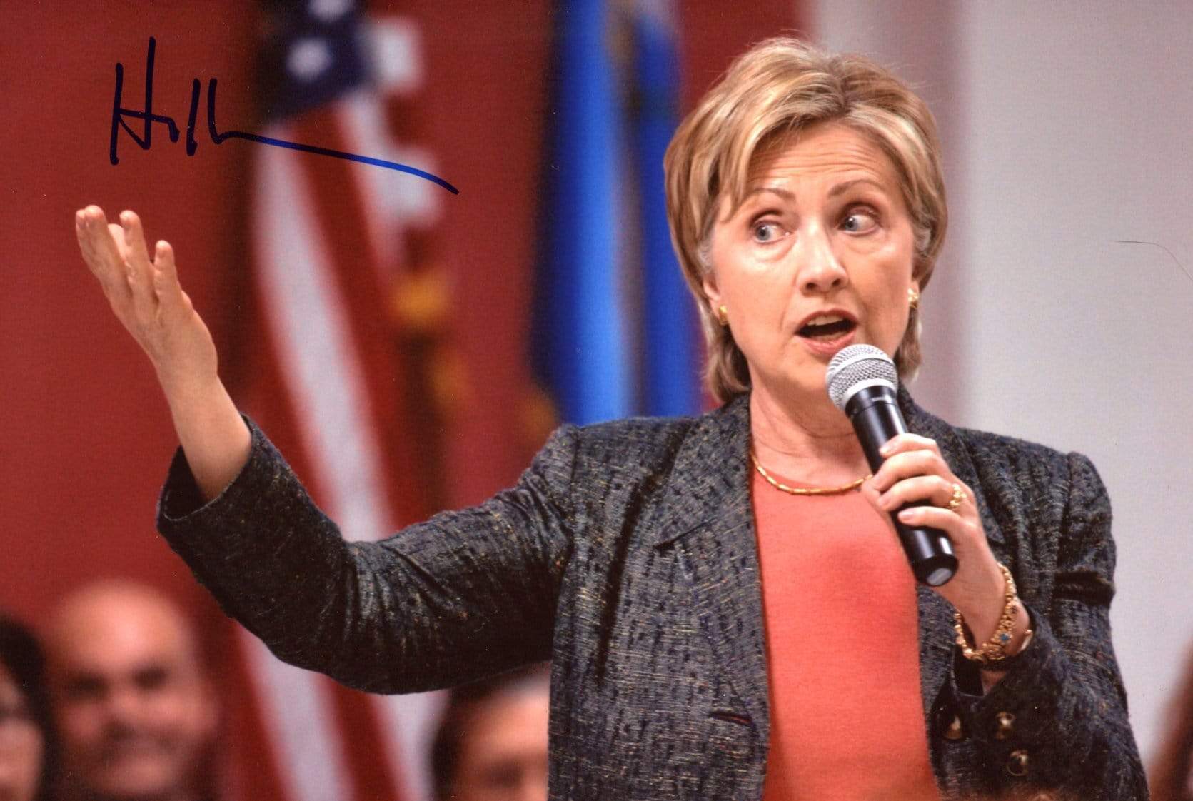 Hillary Clinton autograph | In-Person signed photograph