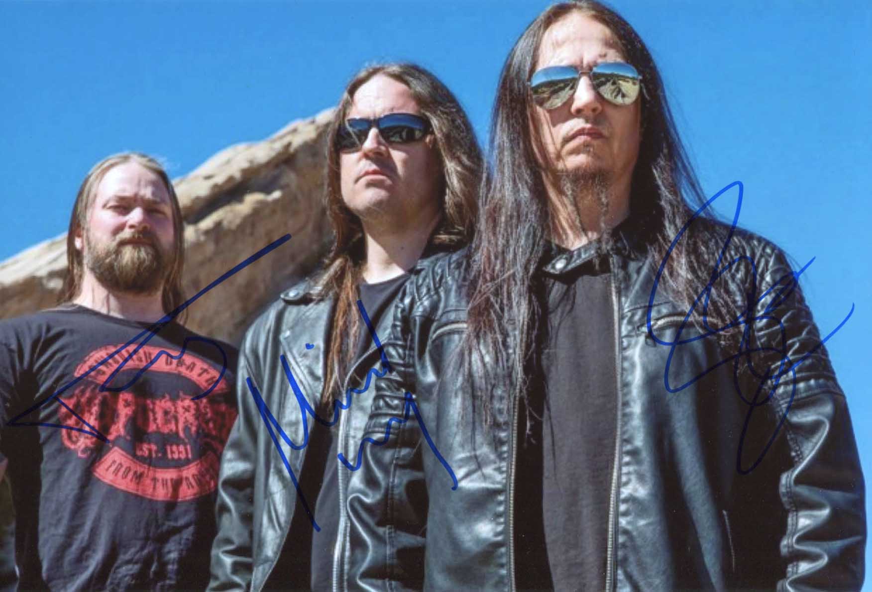 Hypocrisy Autograph | signed photographs
