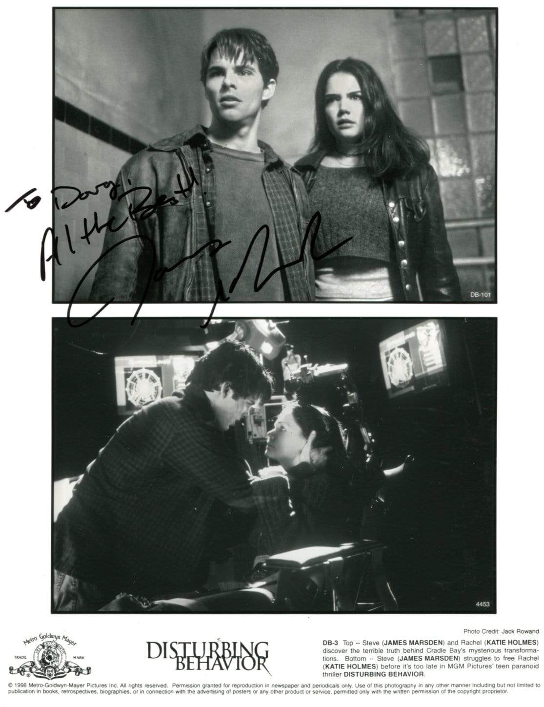 James Marsden autograph | Signed photograph