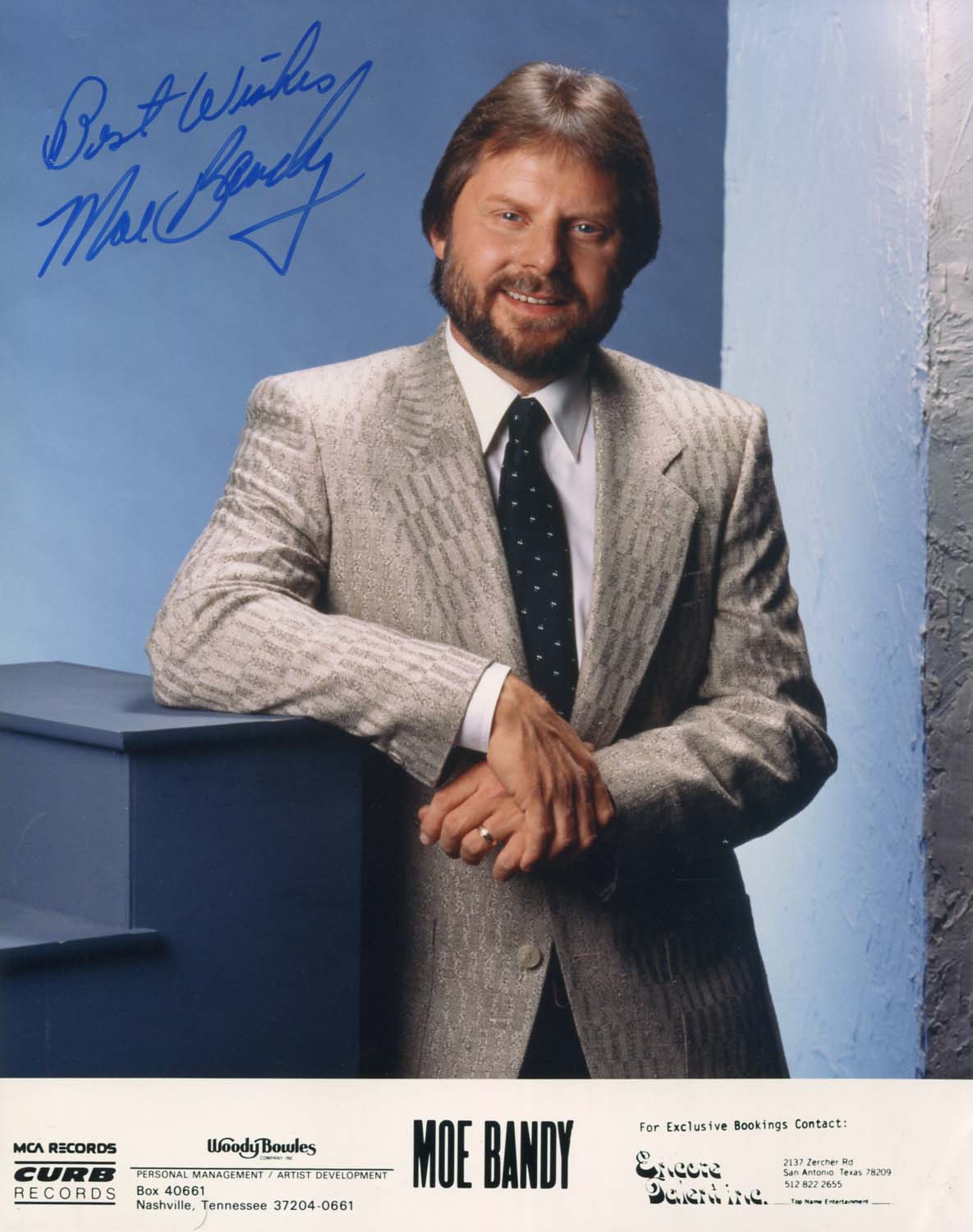 Marion Franklin "Moe" Bandy Jr. Autograph | signed photographs