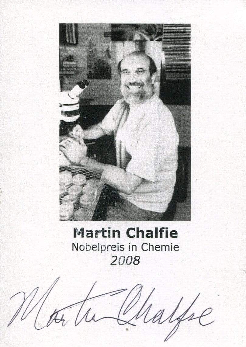Martin Lee Chalfie Autograph | signed photographs