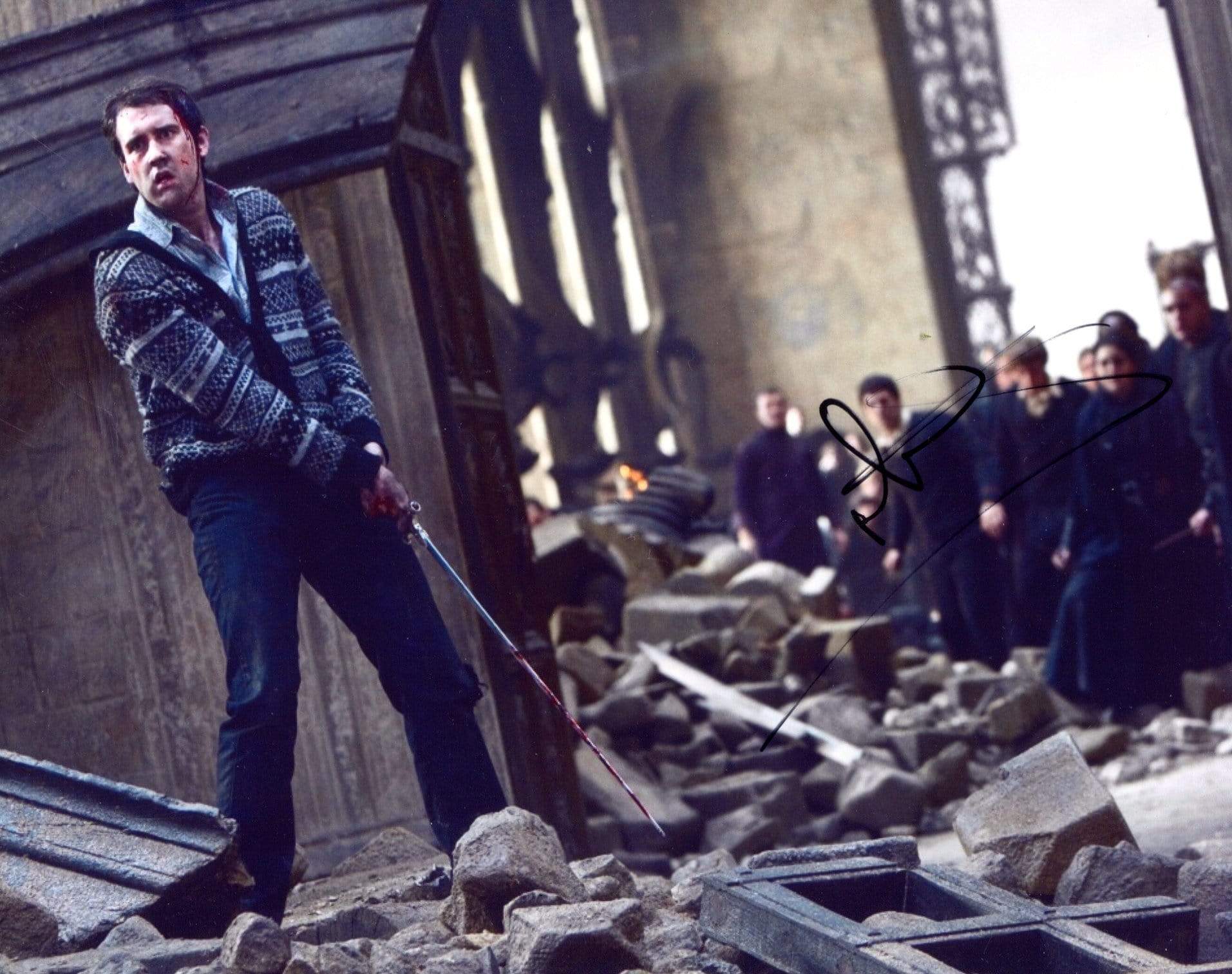 Matthew Lewis autograph | In-Person signed photograph