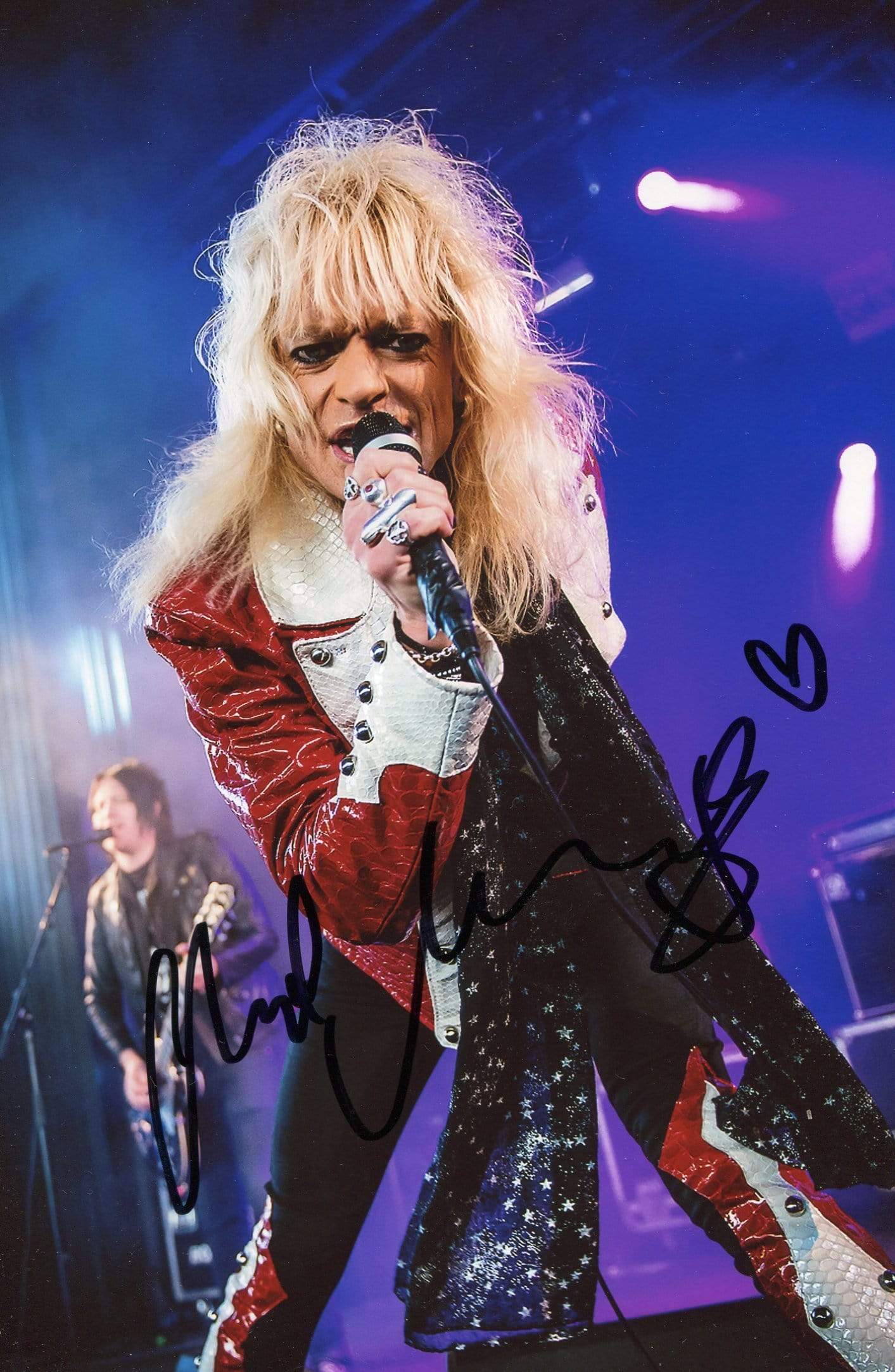 Michael Monroe autograph | In-Person signed photograph
